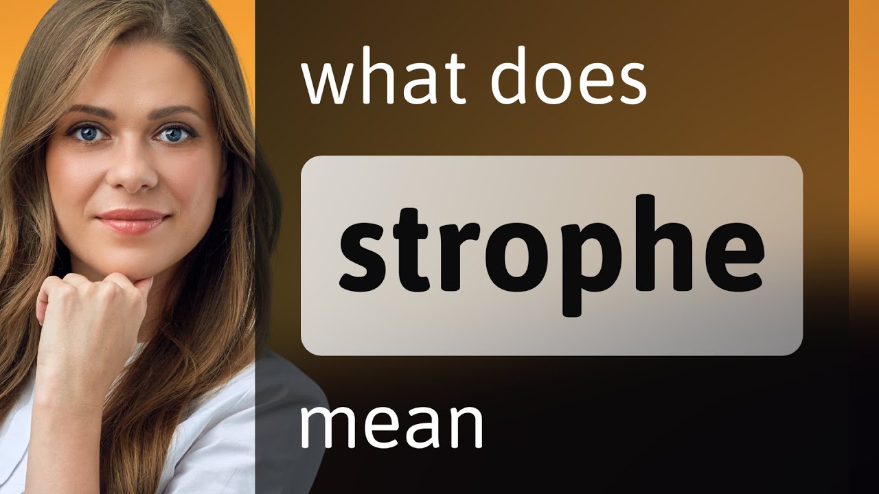 Strophe — definition of STROPHE - YouTube