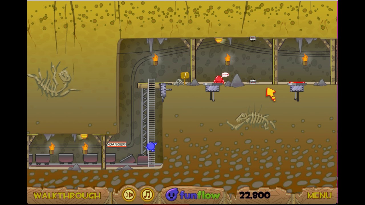 Red and Blue Balls 3 Level 1 IL (12.100) - YouTube