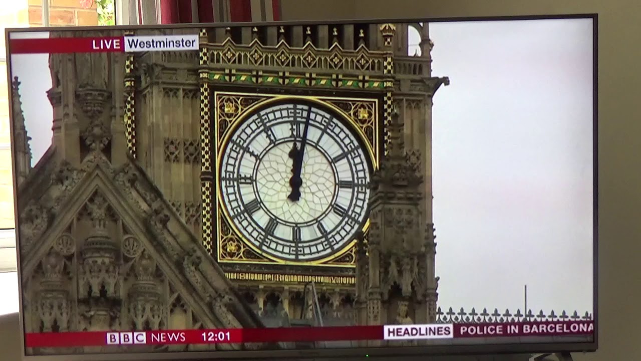 Big Ben strikes for the Last Time - YouTube