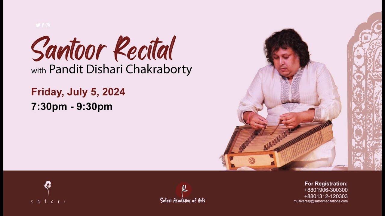 Pt.Dishari Chakraborty I Santoor I Hori in Raga Mishra Shiva Ranjani I ...