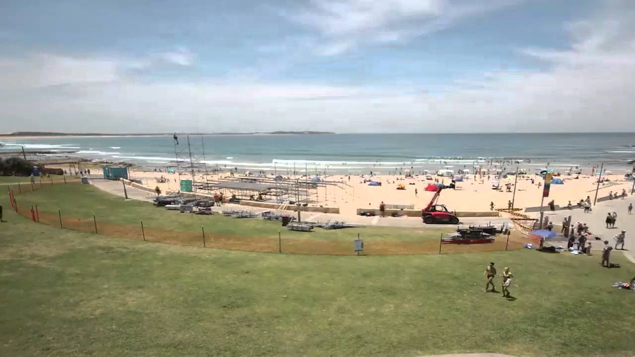 2016 Cronulla Australia Day time lapse set up - YouTube
