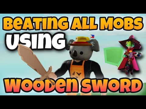 Wooden Sword Challenge in Roblox Islands - YouTube