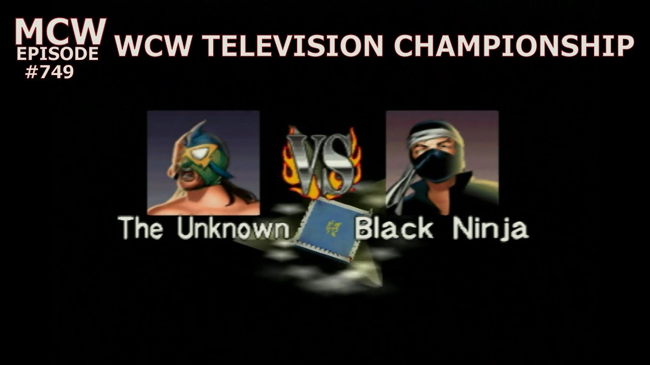 The Unknown vs Black Ninja - WCW Televsion Championship - WCW Saturday ...