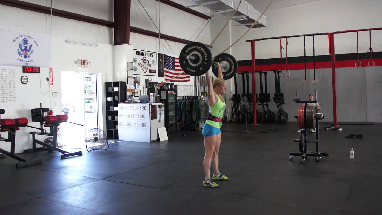 Tracy Rankin Wodapalooza 2017 Qualifier WOD 1 - YouTube