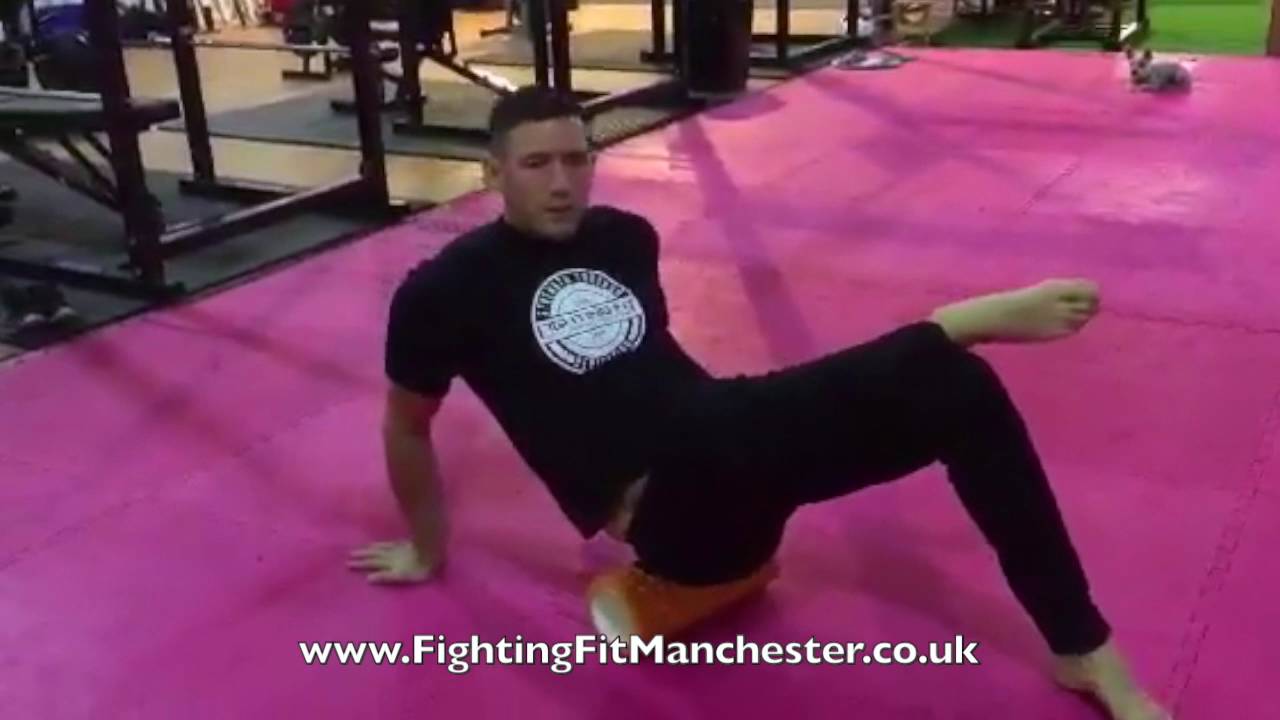 Foam rolling the lower body to reduce tightness and improve mobility ...