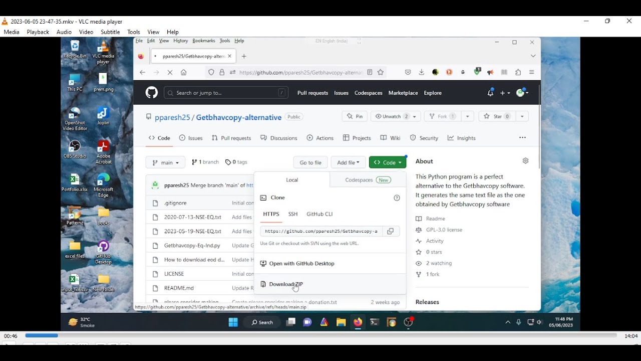 Guide For Downloading Eod Data From Nse India Using Python Script Getbhavcopy Alternative Youtube