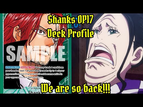 One piece card game - Green Shanks OP17. I AM BACK!!!