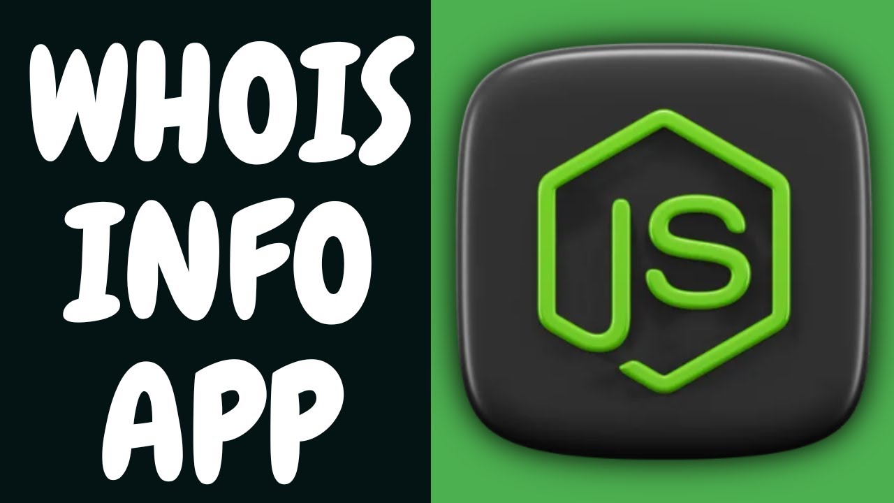Node.js Tutorial to Find IP Address & Whoisinfo of Domain URL in ...