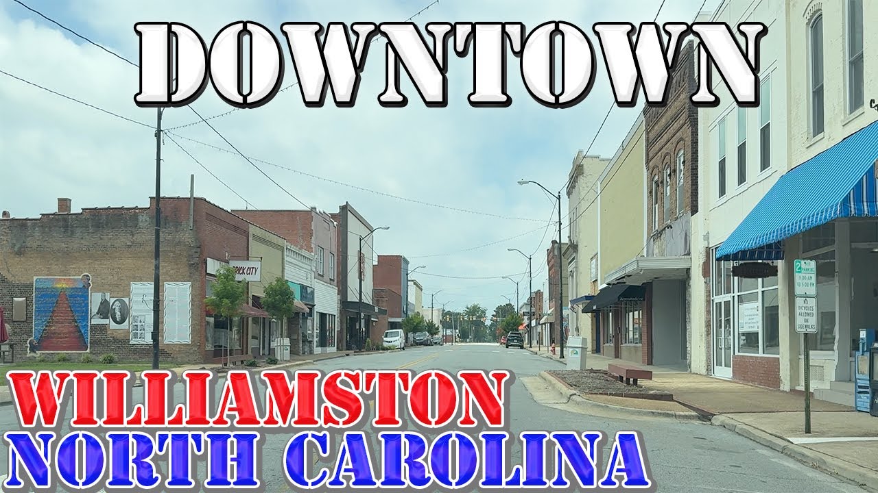 Williamston - North Carolina - 4K Downtown Drive - YouTube