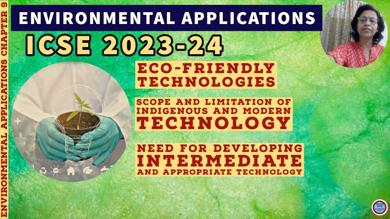 Eco-Friendly Technologies | Environmental Applications Class 10 ICSE ...