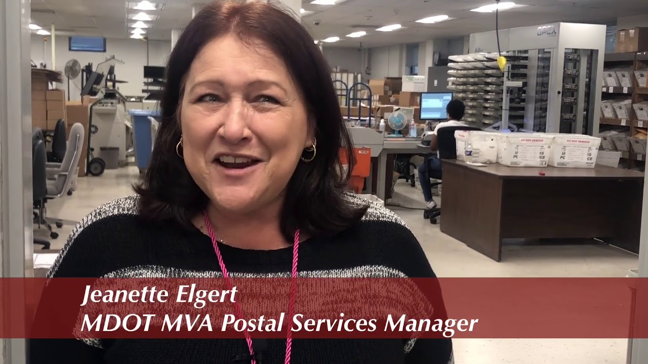 MDOT MVA Mailroom Employees Spotlight - YouTube