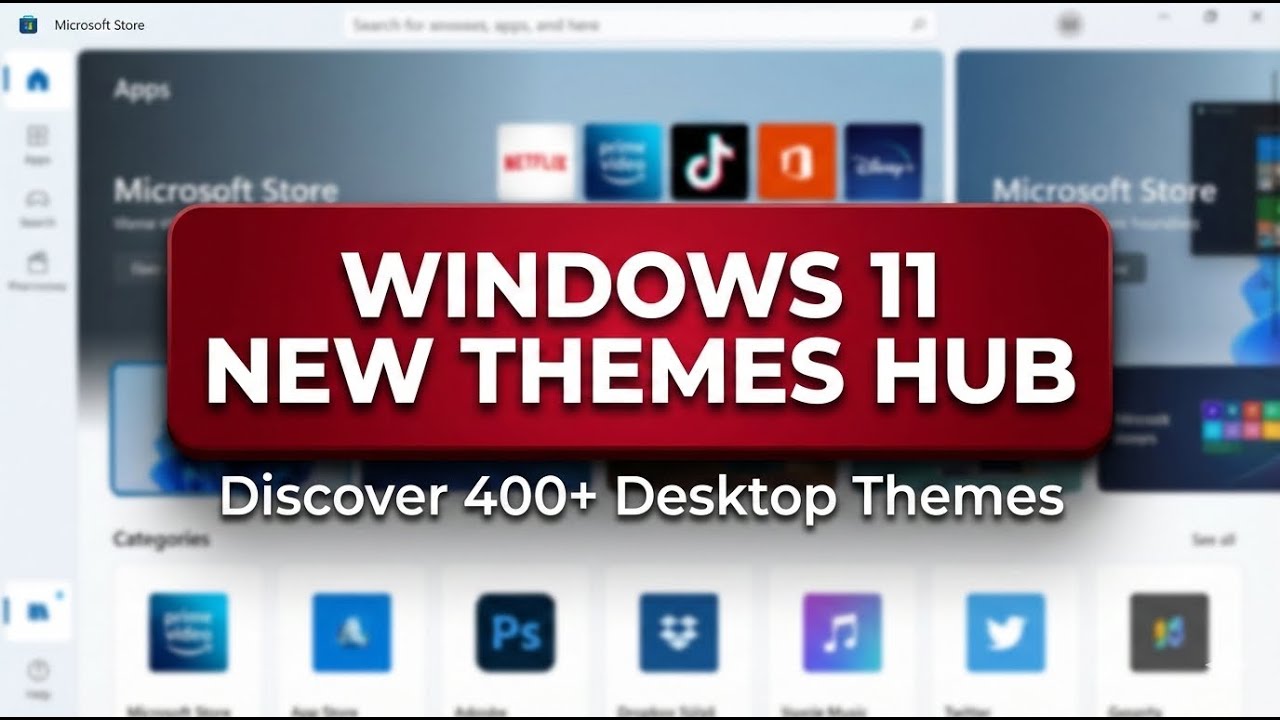 Windows 11 Themes Hub – Discover 400+ Desktop Themes! | Windows 11 New ...