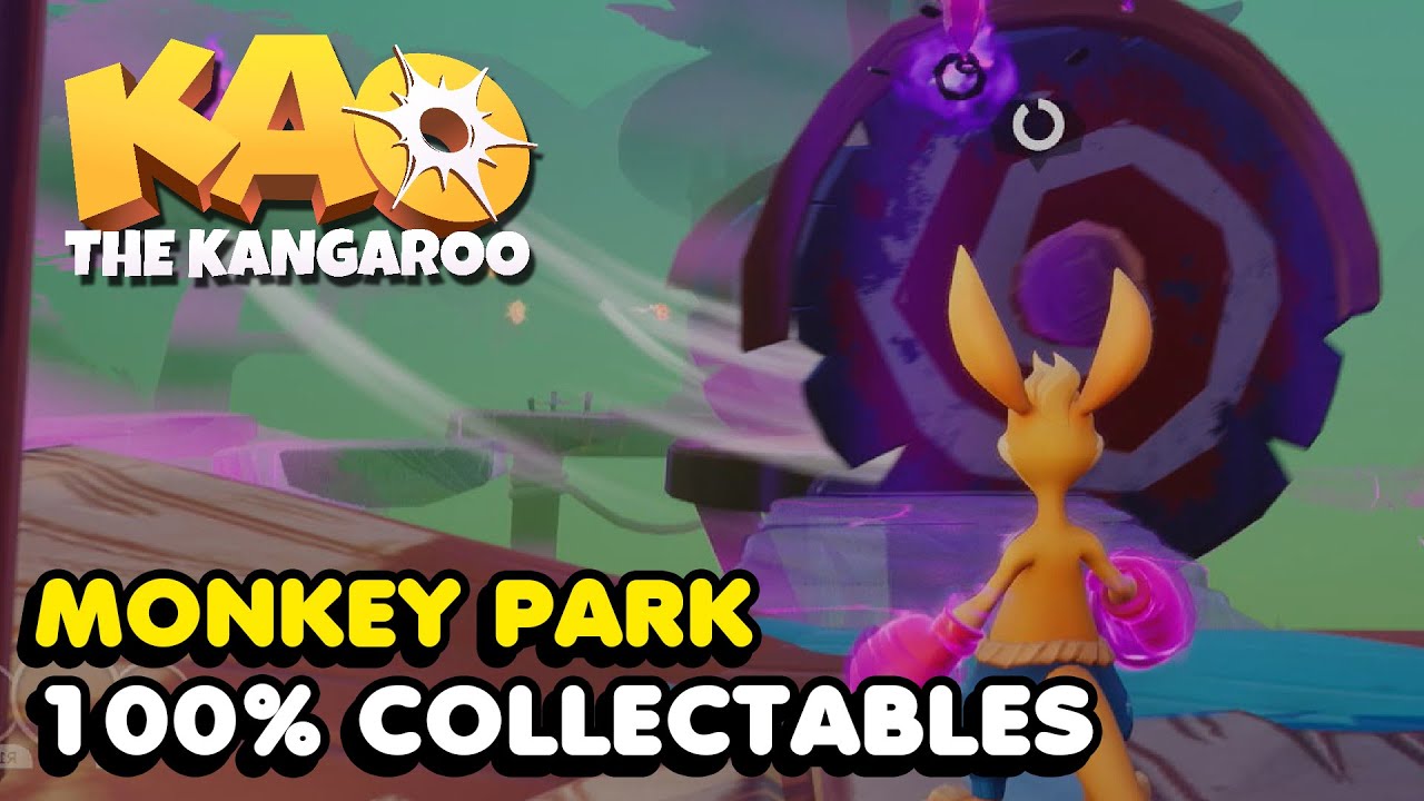 Kao The Kangaroo - Monkey Park 100% Walkthrough (All Collectable ...