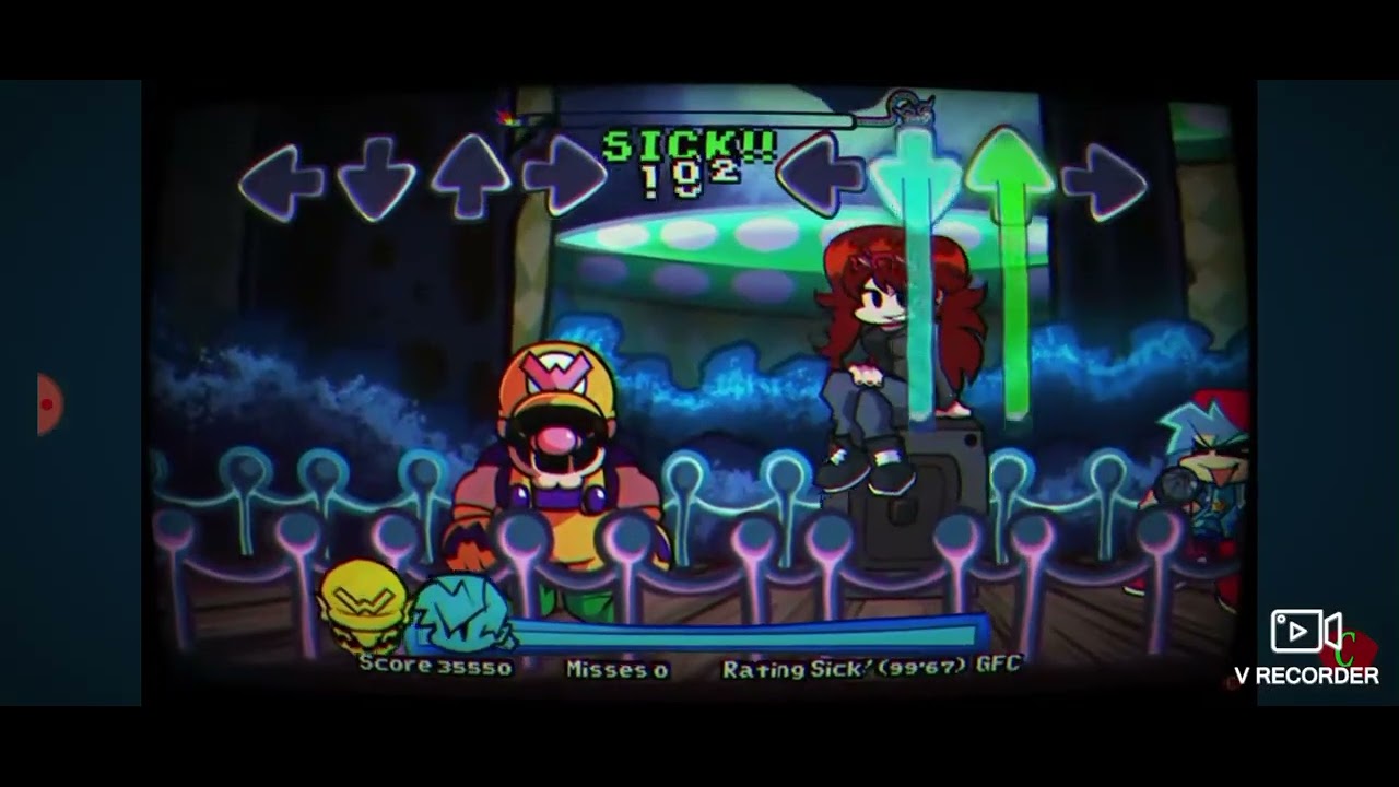 friday night funkin' VS Wario - petrifying Plumbers DEMO The Power Star ...