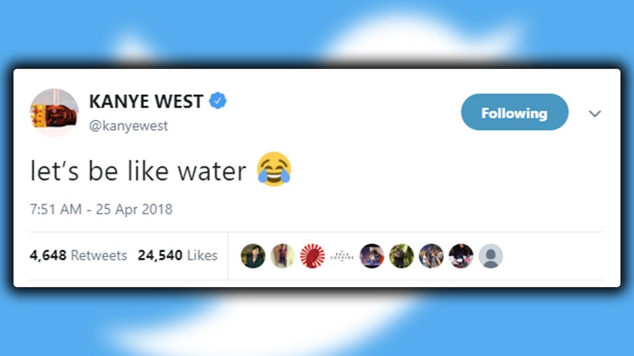 Reading Kanye West Tweets - YouTube
