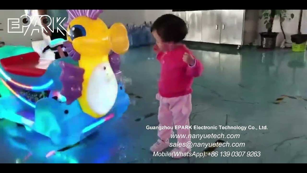 EPARK Coin operated bubble machine for kids - YouTube