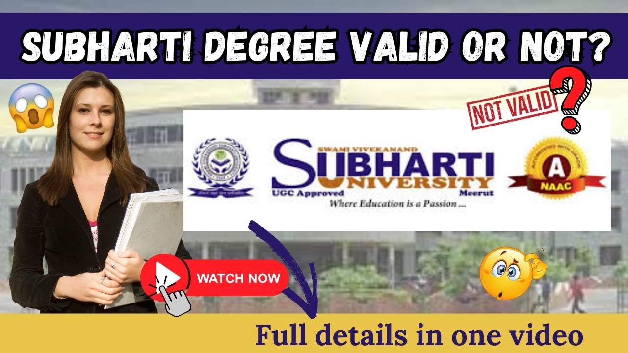 Subharti University Distance Education Is Valid Or Not? | Subharti ...