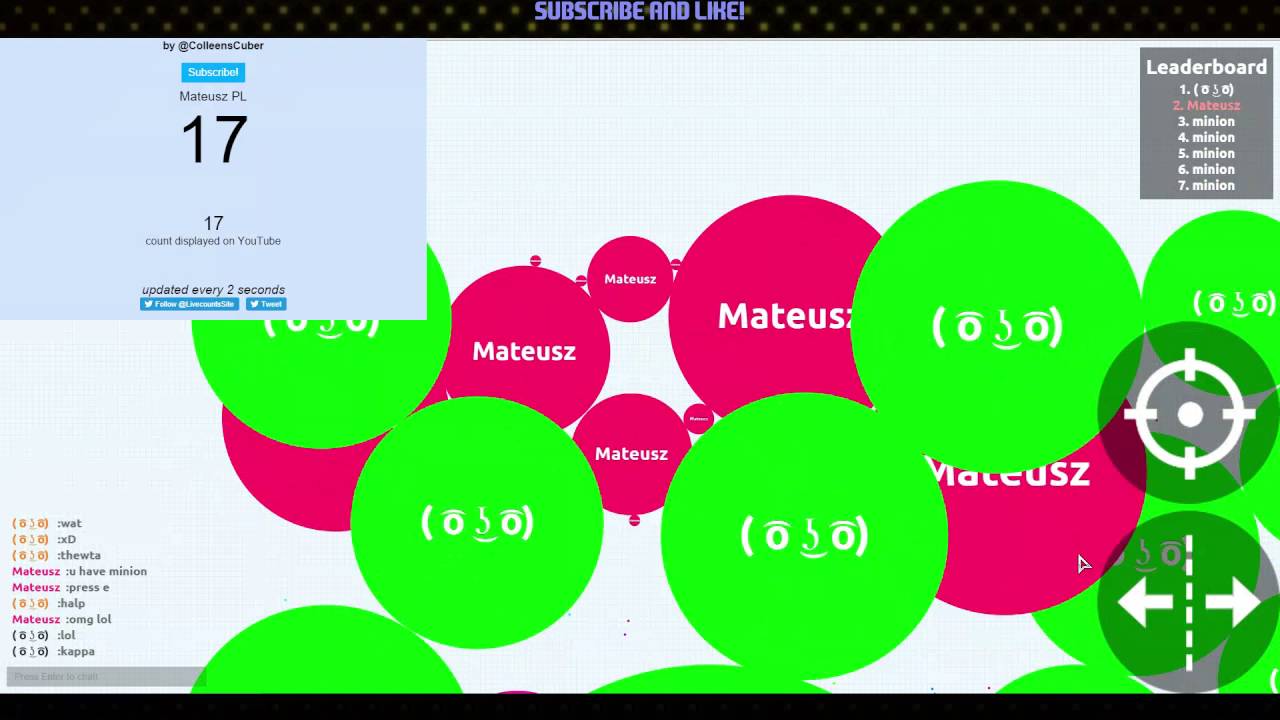 PRIVATE SERVER AGARIO - YouTube