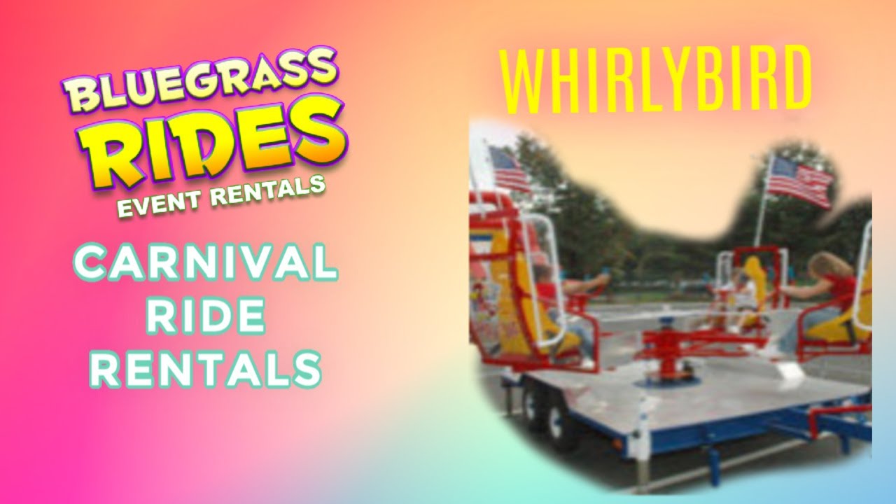 Whirly Bird Amusement Ride by Bluegrass rides.com 1-859-948-9327 ...