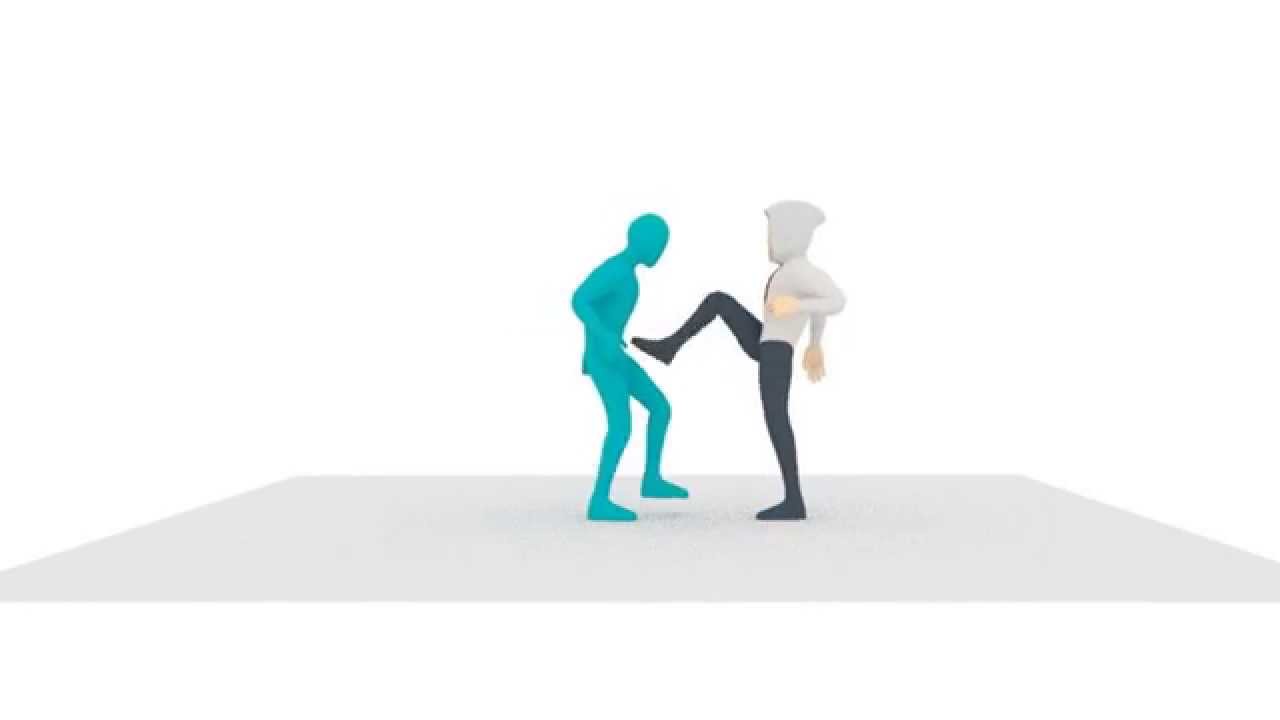 animation 3D fight (blender) - YouTube