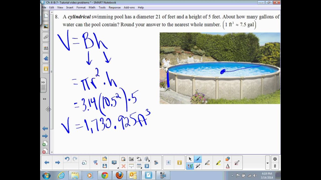 Cylindrical Swimming Pool...WITH MILLER!!! - YouTube