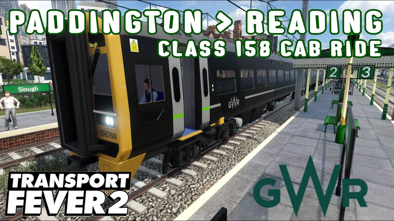 GWR CLASS 158 CAB RIDE / LONDON PADDINGTON TO READING / TRANSPORT FEVER ...