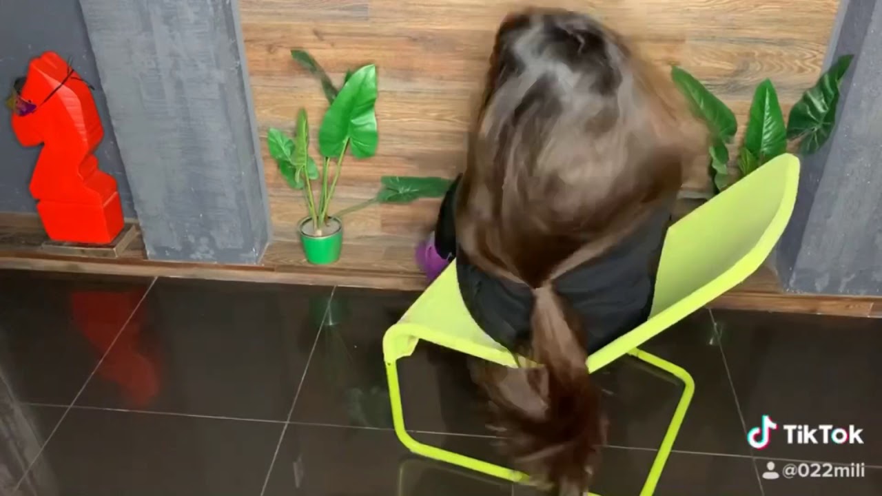 Ponytail shake challenge - YouTube