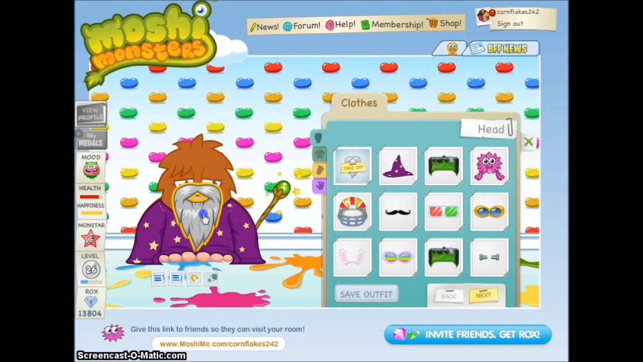 Moshi Monsters - Organising Bubbles' Halloween Costume! - YouTube