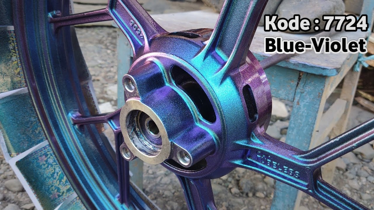 Repaint velg Sapporo Warna Bunglon - YouTube