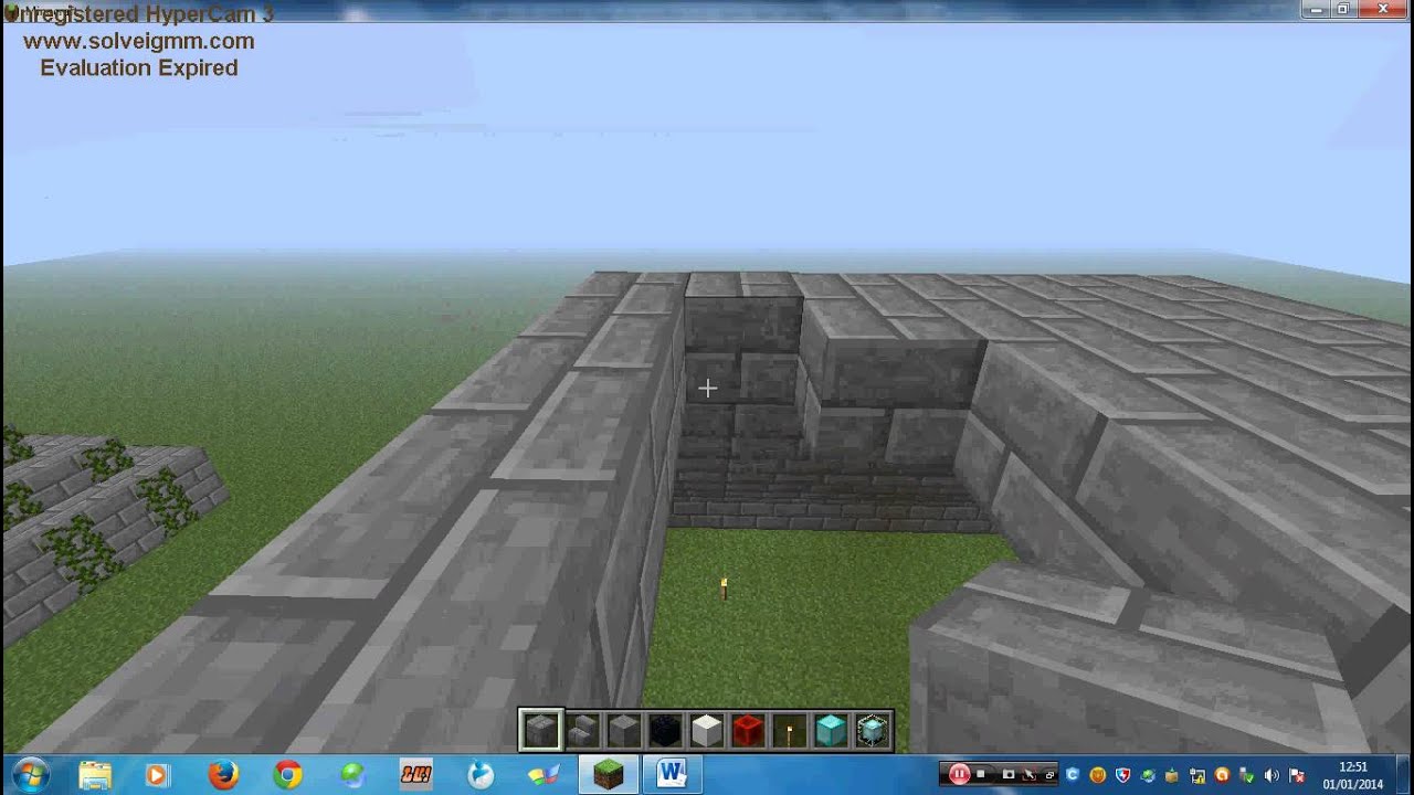 Como fazer um templo no Minecraft parte 1/2 - YouTube
