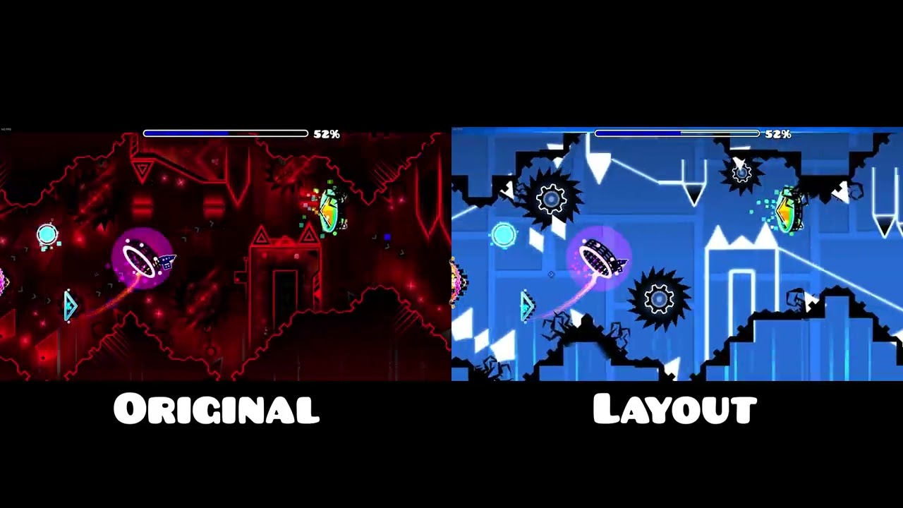 "Kenos" Original vs Layout | Geometry Dash Comparison - YouTube