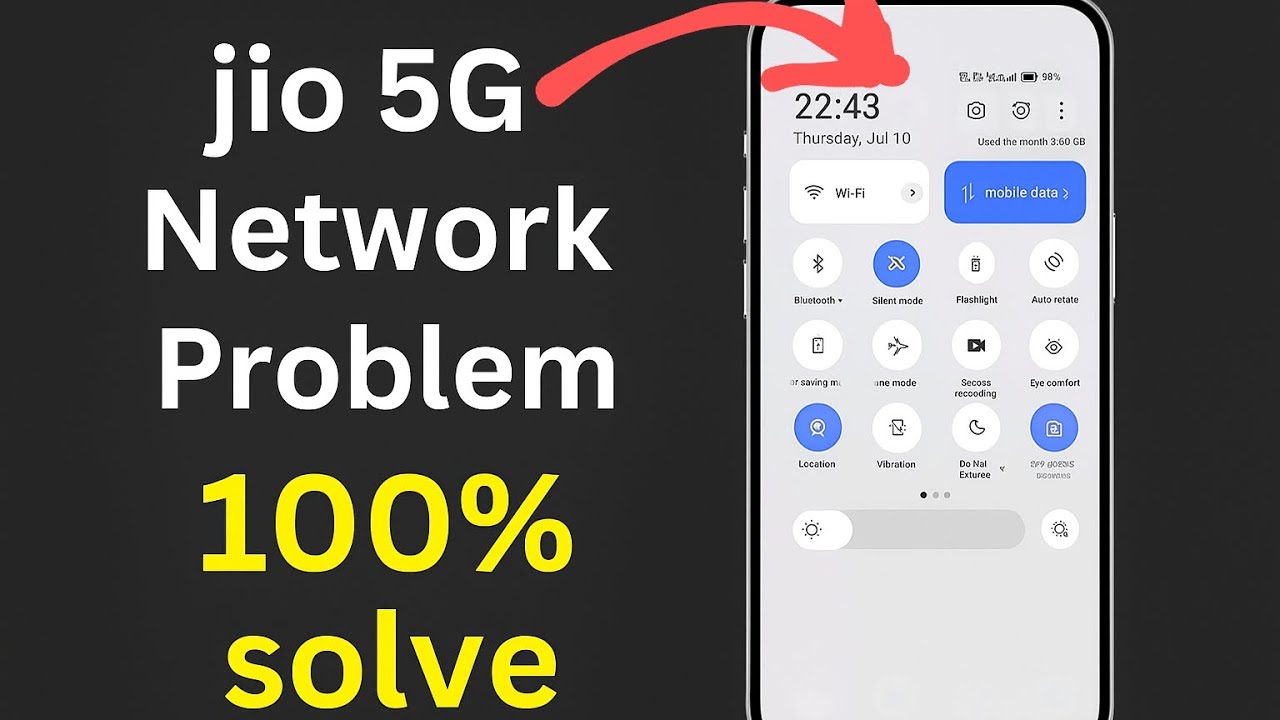 Jio 5G Network Problem | 100% Working Solution | Signal Issue Fixed ...