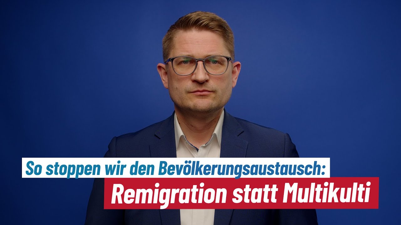 So stoppen wir den Bevölkerungsaustausch! | René Springer (AfD) - YouTube