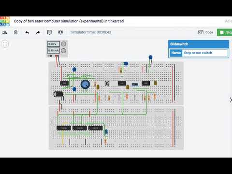 ben eater computer part 3 clock circuit completed - YouTube