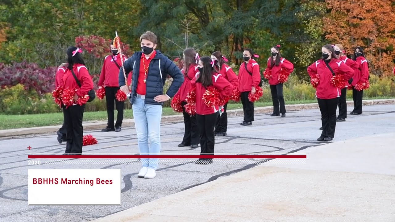 BBHHS Bees Marching Band Pregame 10/16/2020 - YouTube