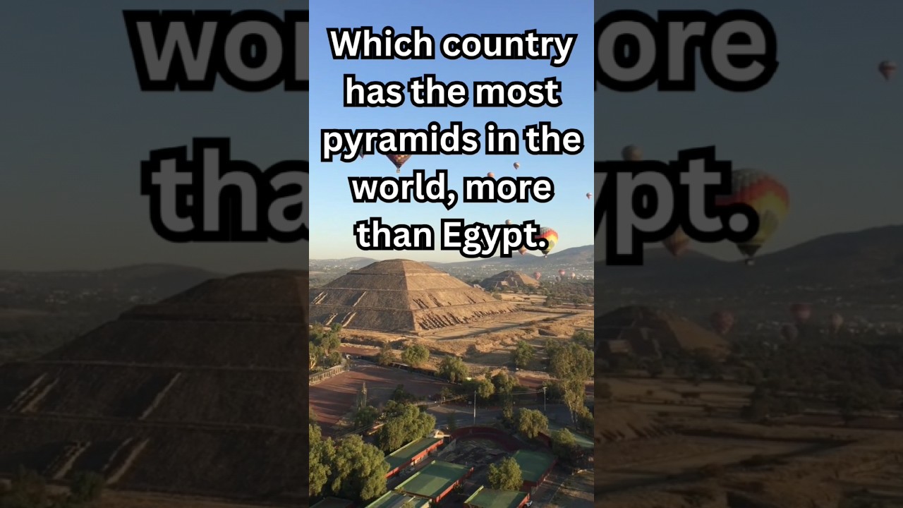 Country with the most pyramids - YouTube