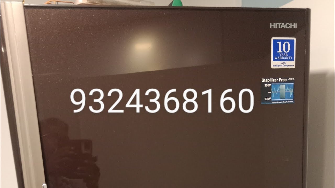 Hitachi R-B500PND6 refrigerator no cooling problem compressor ground - YouTube