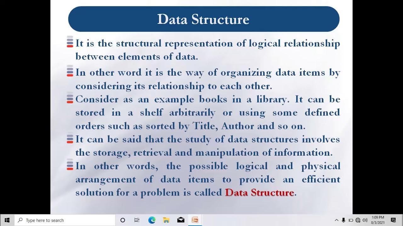 Data Structure and Algorithms chapter one part1 /ዳታ ስትራክቸር እና አልጎሪዝም ...