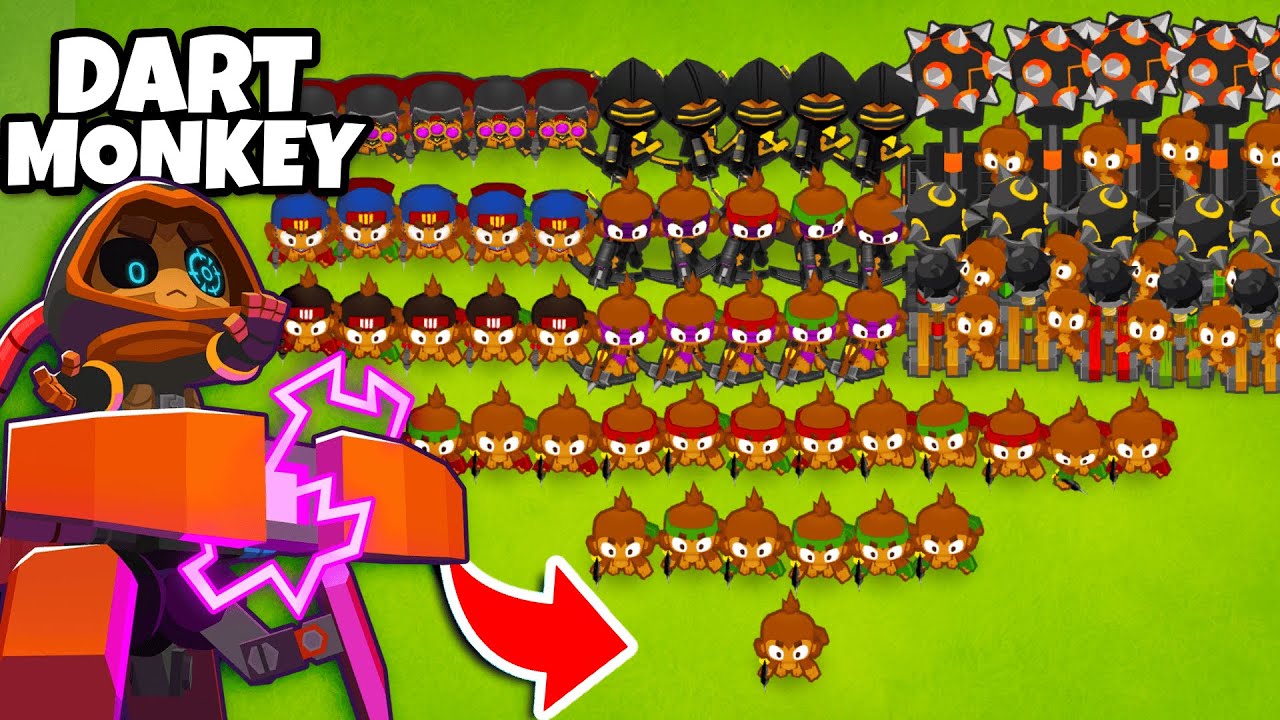 How Far Can EVERY Dart Monkey Crosspath Go in BTD6 - YouTube