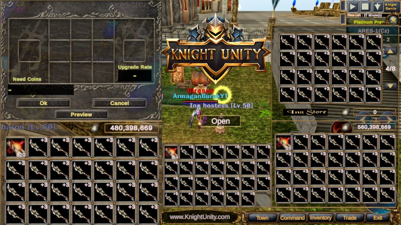 Knight Unity Anvil Upgrade Mirage Dagger - YouTube