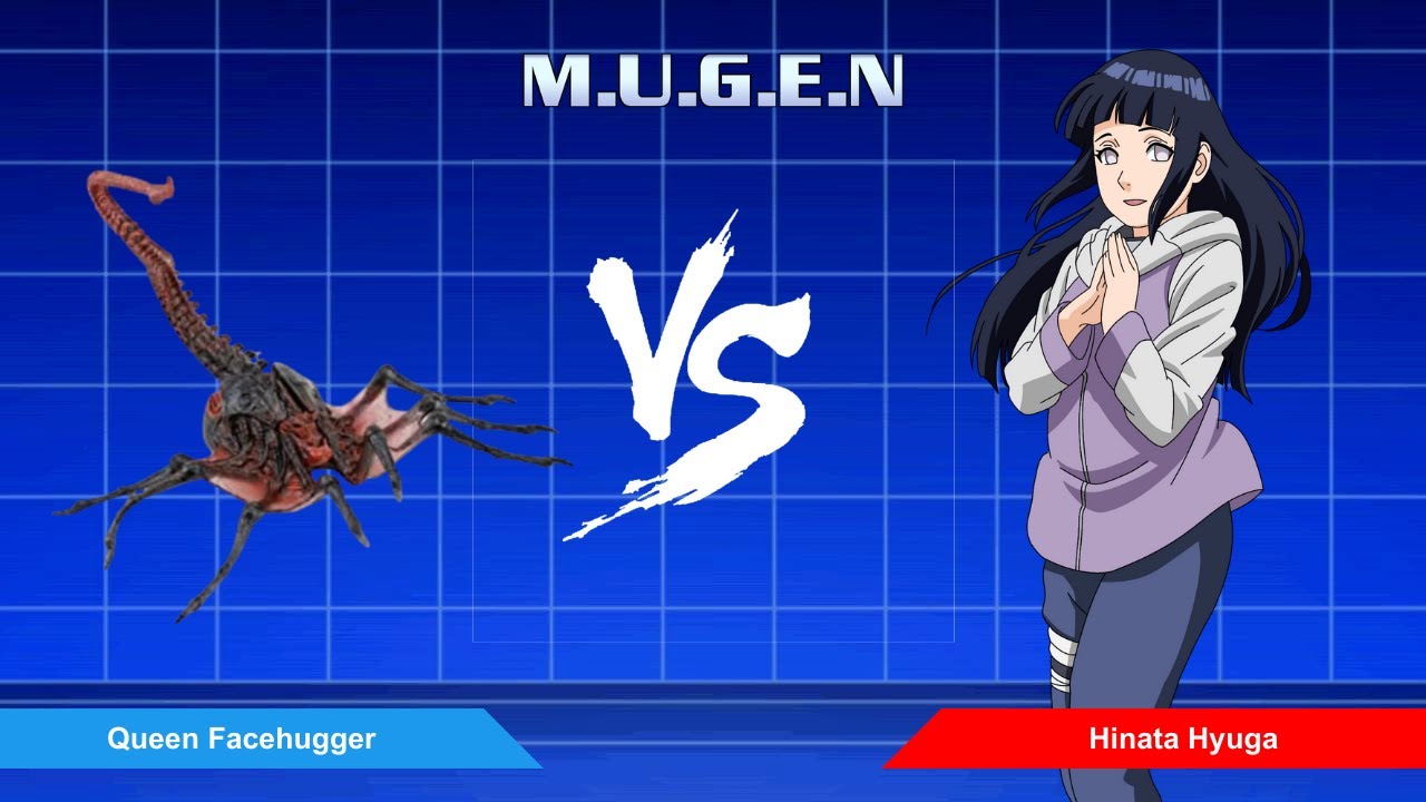 M.U.G.E.N - Queen Facehugger vs. Hinata Hyuga (HD) - YouTube