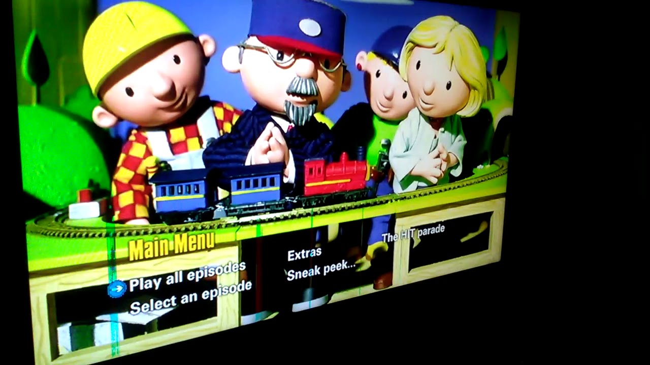 Bob the builder the great race plus scoop the Disco digger DVD menu ...