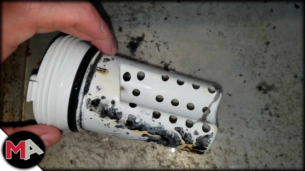Cleaning A Washing Machine Drain Pump Filter Youtube