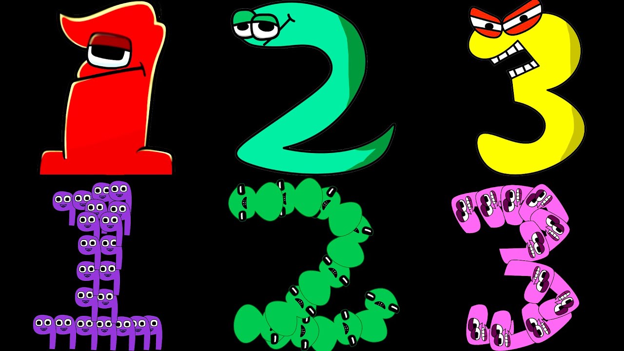 Number Lore Plush Numbers Filling with Numbers (1-9) - YouTube