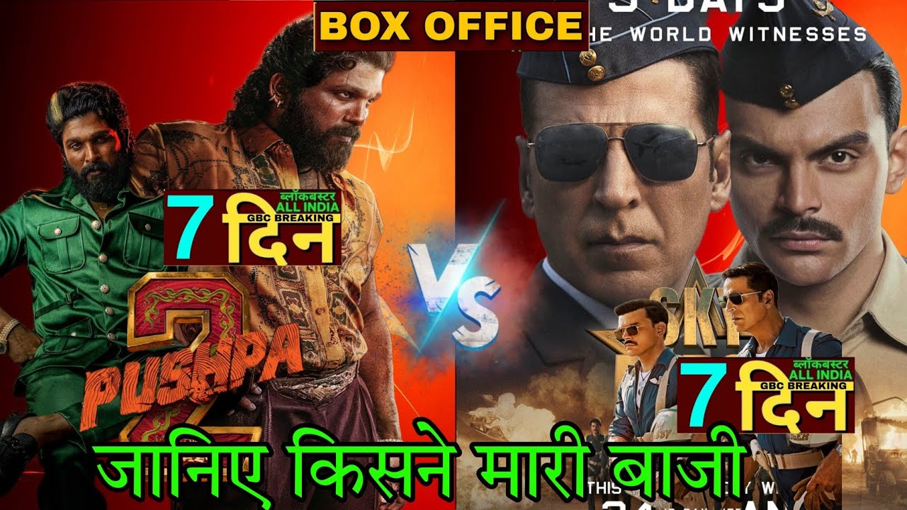 Sky Force , Official Trailer , Akshay Kumar,Pushpa 2 The Rule Allu Arjun ,Sukumar,Rashmika ...