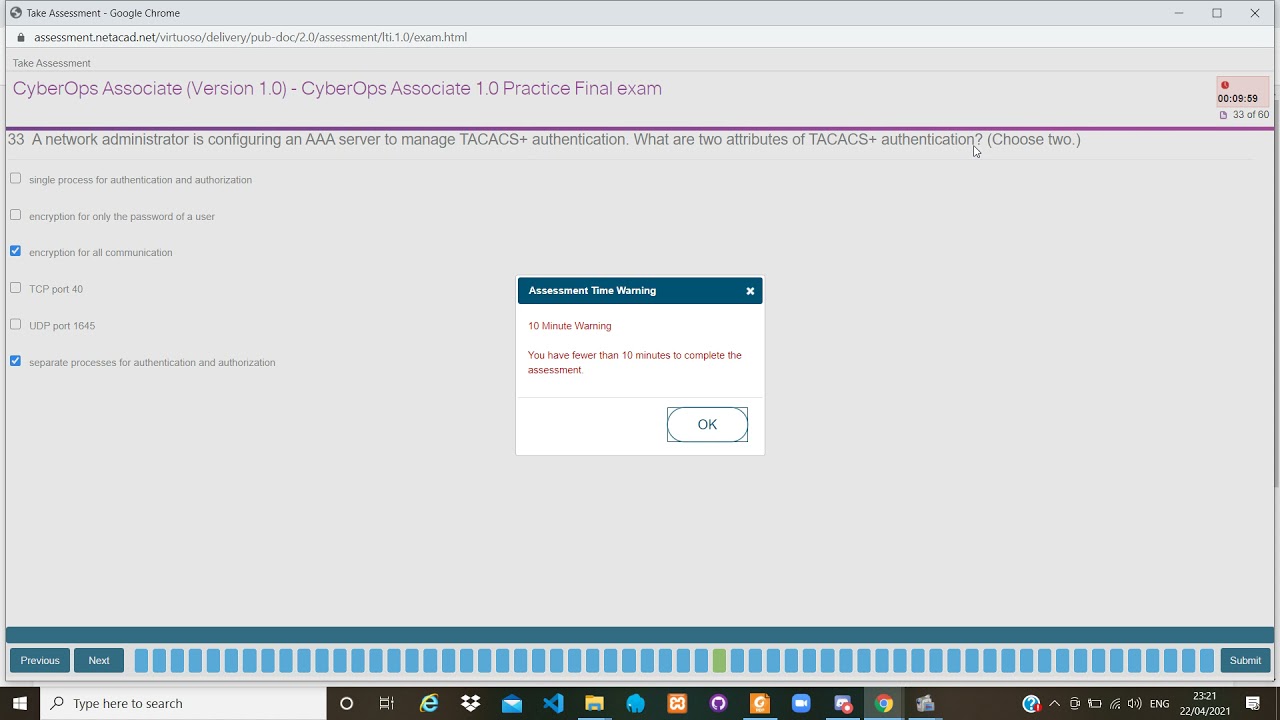 Practice Final Exam Cisco CyberOps Associate - YouTube