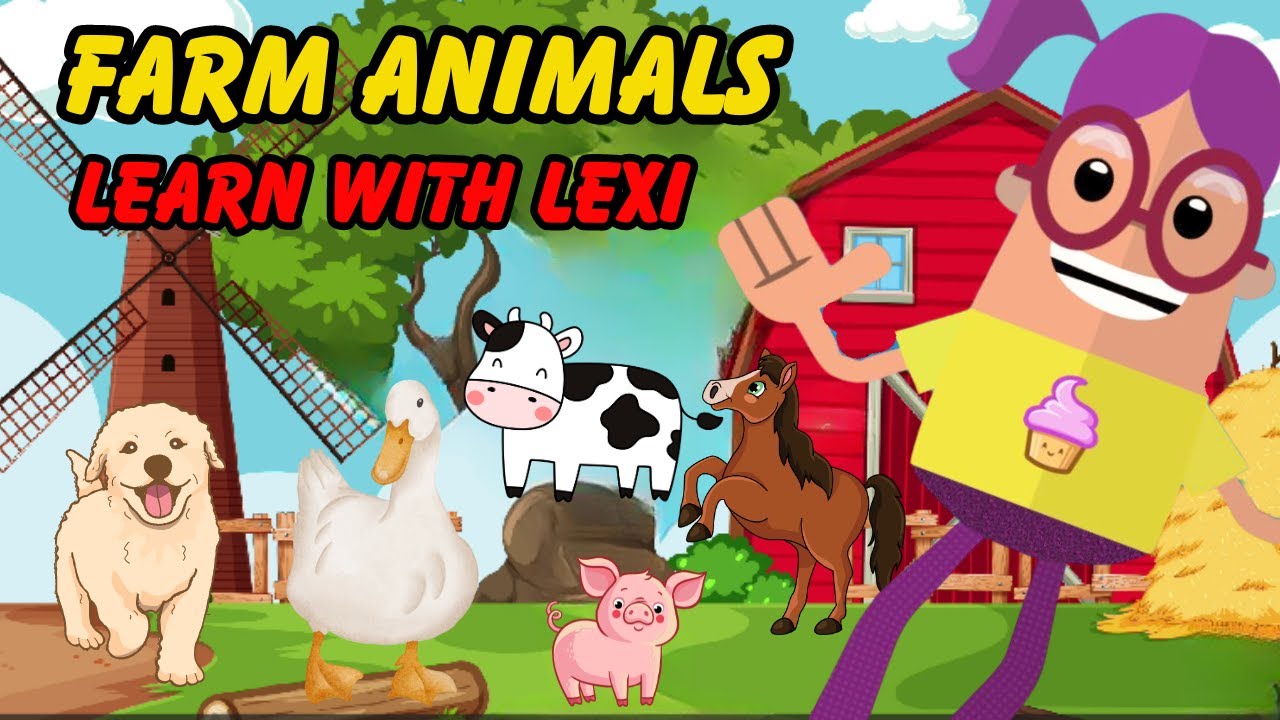 Learn Farm Animals with Lexi | Videos for Toddlers | Animal Sounds | Old MacDonald Had A Farm ...