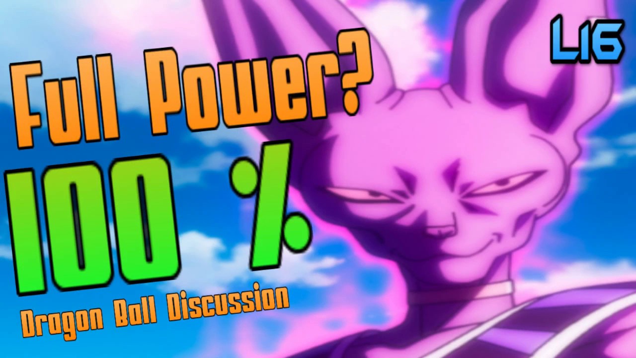 Beerus's Full Power? Will We Ever See 100%-A Dragon Ball Super ...