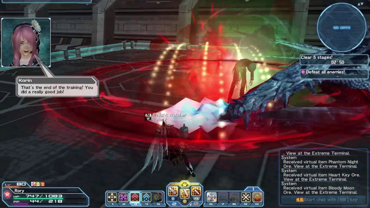 PSO2 Solo Training: Bounds of Corruption - Hero class - YouTube