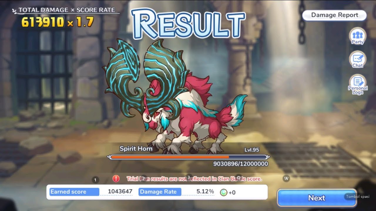 Princess Connect! Re:dive 600k dmg vs Spirit horn lap 2 - YouTube